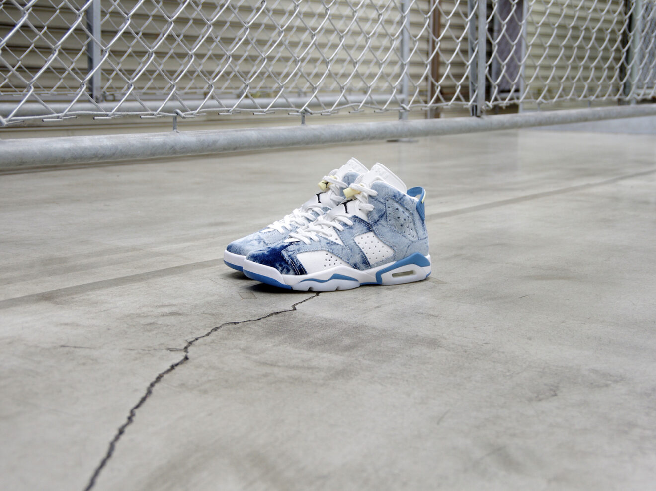 JORDAN BRAND AIR JORDAN 6 RETRO GS “WASHED DENIM” “MICHAEL JORDAN ...