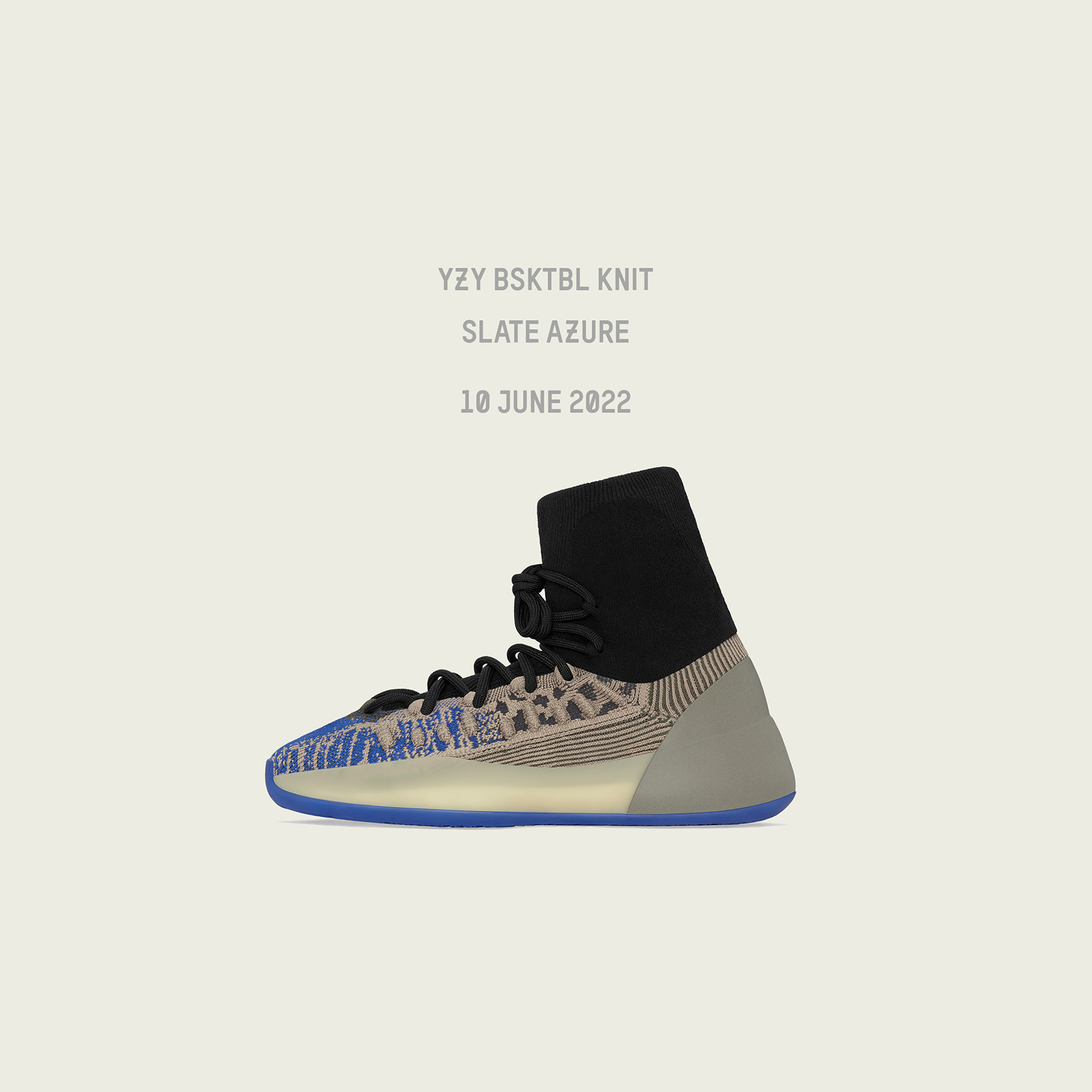 adidas YZY BSKTBL KNIT “SLATE AZURE” “Ye / KANYE WEST” | mita sneakers Draw